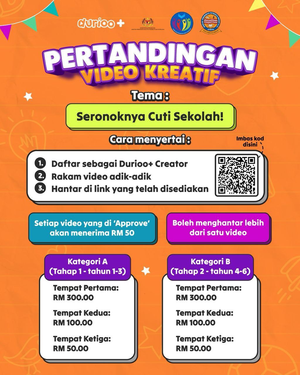 Pertandingan Video Kreatif: Kerjasama SKPP9(2) Bersama Durioo+ & PIBKS ...